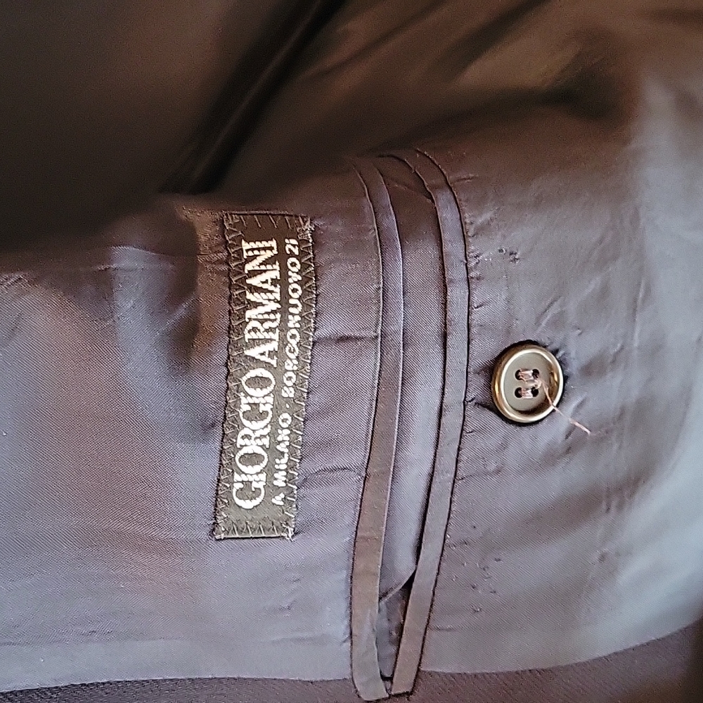 Giorgio Armani Black Label Navy Suit - Gem